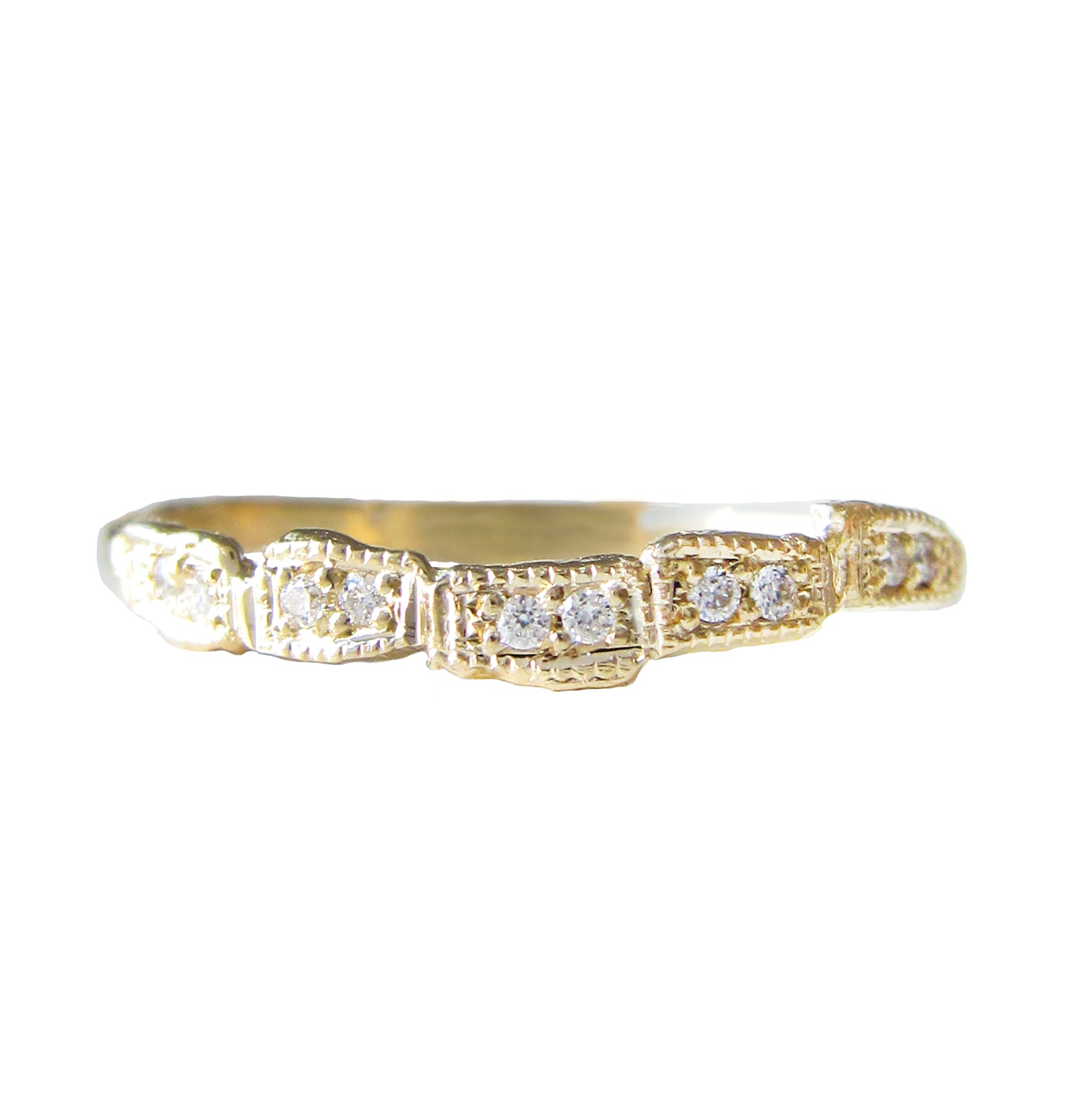 Misa Jewelry Handcrafted Ring Scenic Diamond Ring
