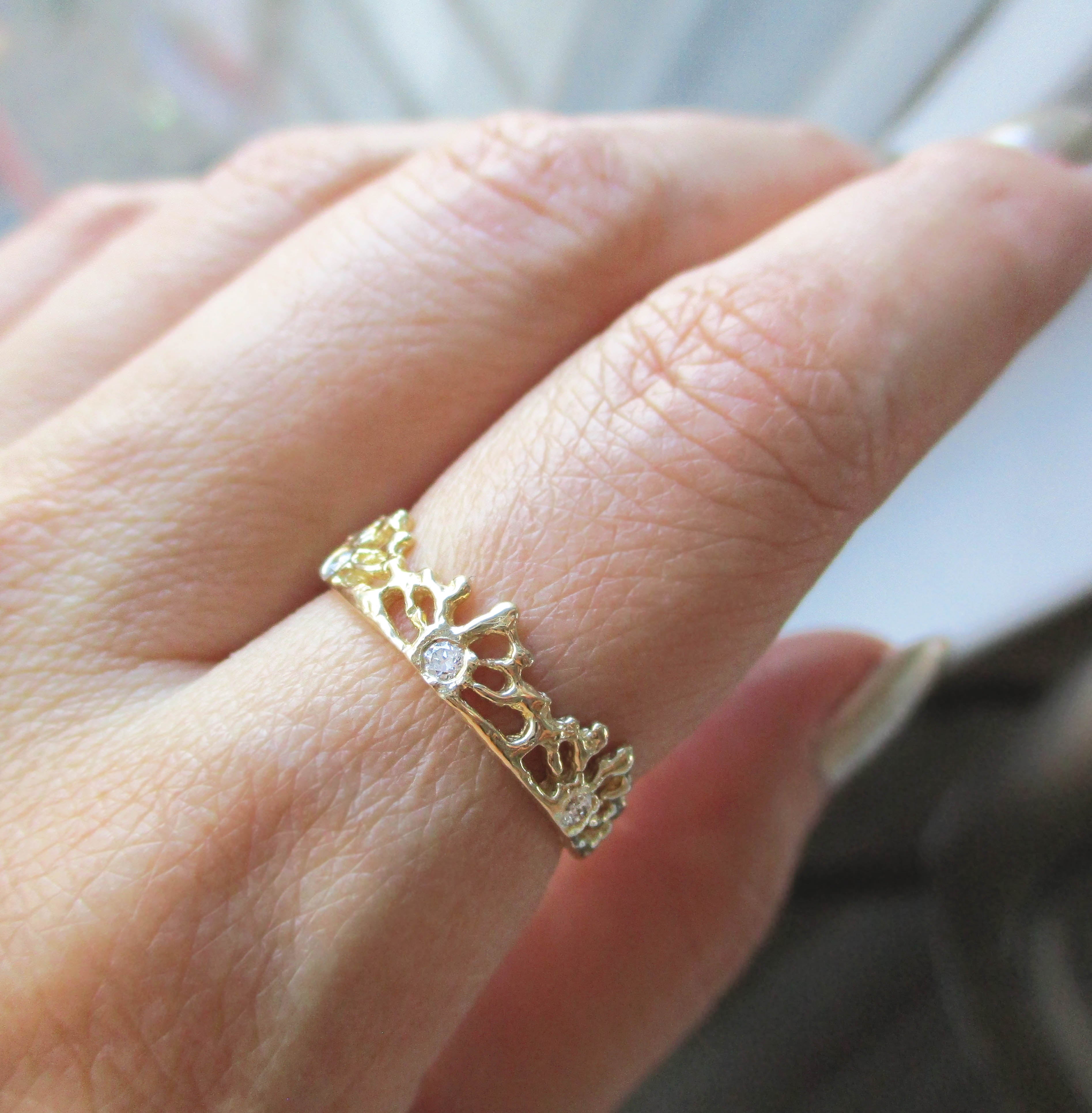 Misa Jewelry - Handcrafted Ring - Triple Crown Ring
