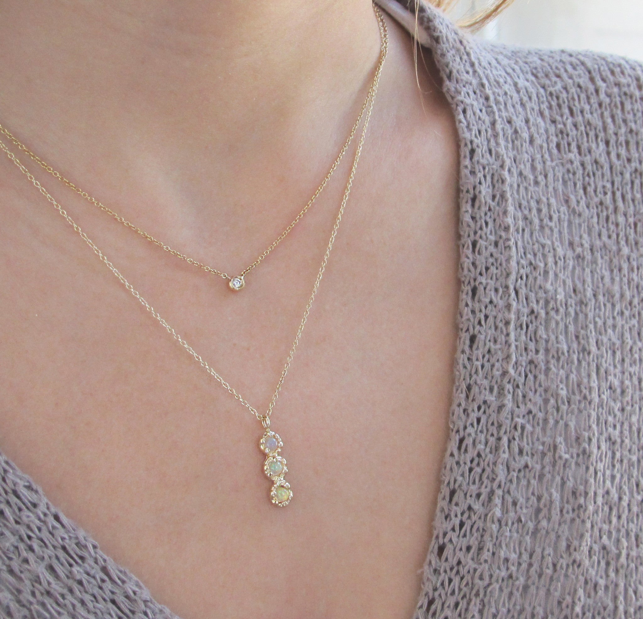 Misa Jewelry Handcrafted Necklace - Mini Haku Lei Necklace