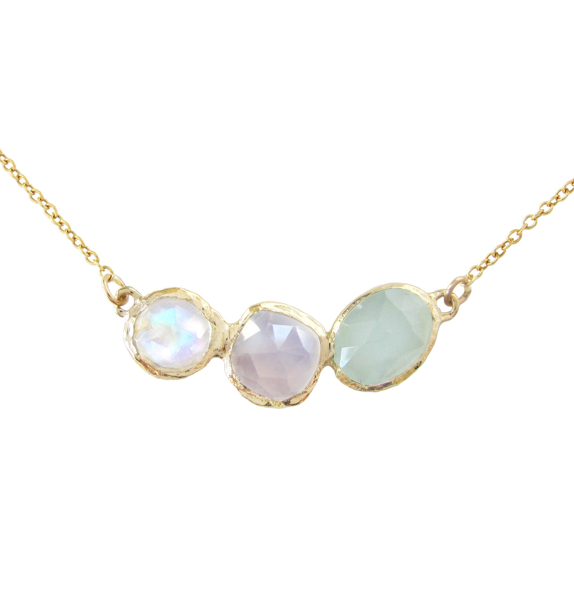 Misa Jewelry - Handcrafted Necklace - Stepping Stone Necklace