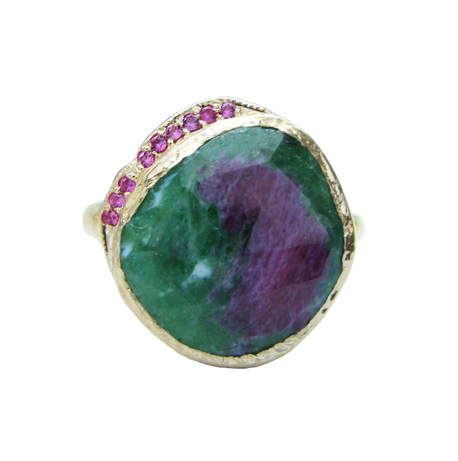 Misa Jewelry Handcrafted Rings - Ruby Zoisite Hidden Cove Ring