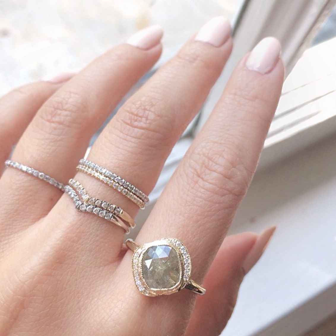 Misa Jewelry - Diamond Jewelry - Horizon Diamond Ring