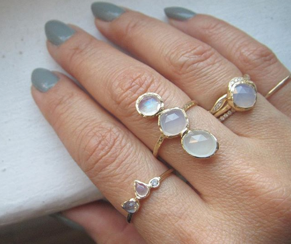 Misa Jewelry - Handcrafted Ring - Stepping Stone Ring